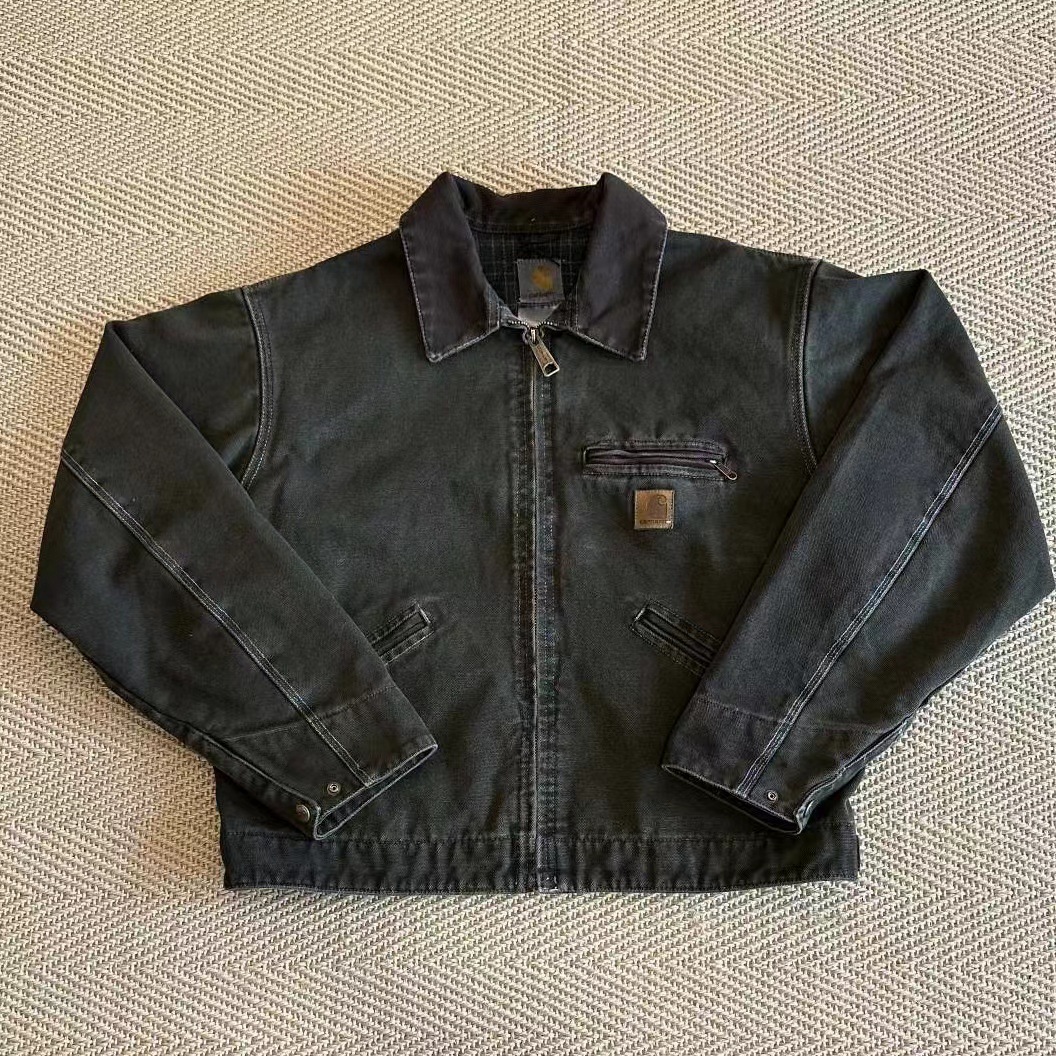 卡哈Car特J97美式短款底特律夹克工装拉链cleanfit外套男潮hartt-阿里巴巴