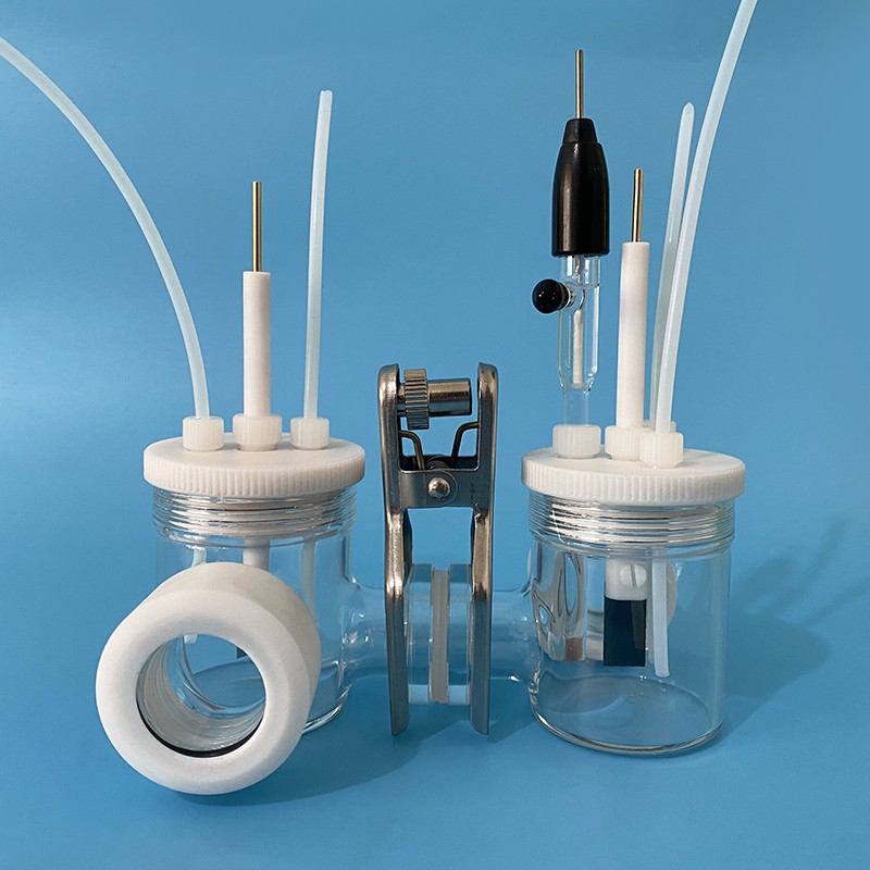 K031-S H型可换膜密封电解池/光谱光电化学池石英窗口反应器-阿里巴巴