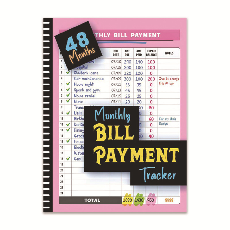 跨境新款Bill Payment Management Book账单本书厂家现货-阿里巴巴