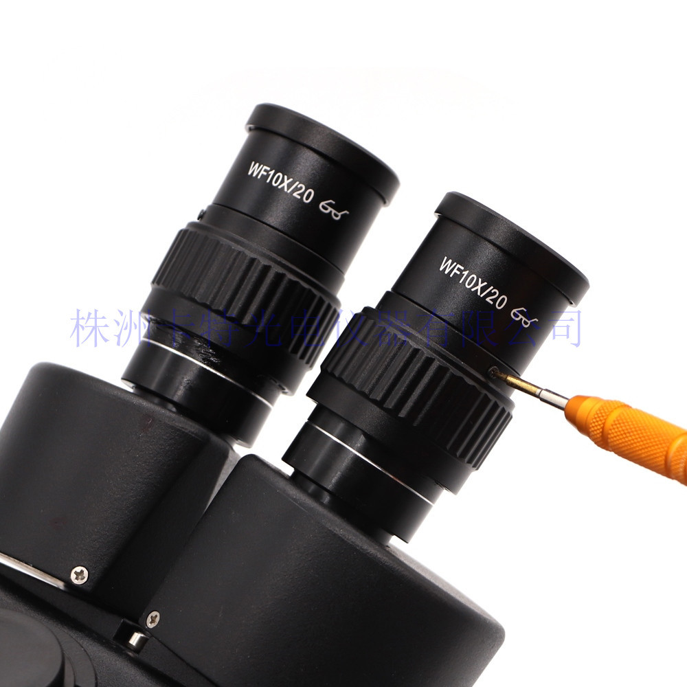 体视显微镜WF10X/20 分划板目镜 十字刻度 测微尺 0.1mm测量目镜-阿里巴巴