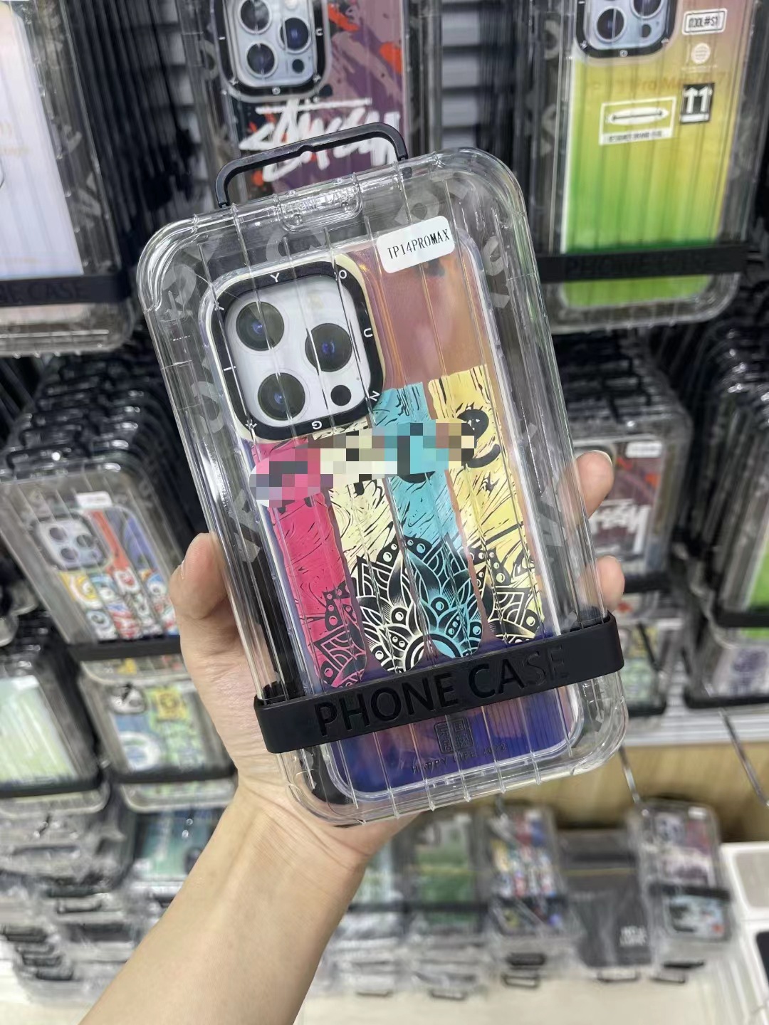 元气壳卡通IP11彩绘磨砂荧光潮适用于苹果15Promax手机壳-阿里巴巴