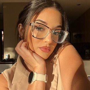 87297欧美热销款TR90方形防蓝光眼镜框ins潮流时尚眼镜框百搭眼镜-阿里巴巴