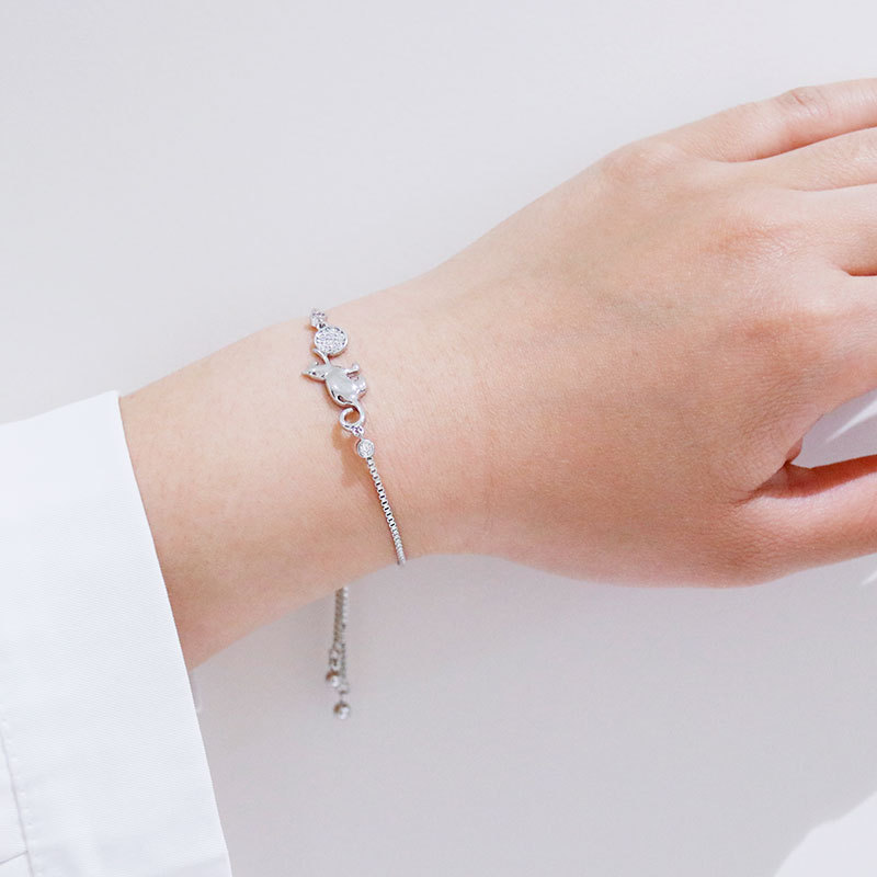 UILZ 日韩设计师款创意猫咪抱球手链女ins冷淡风个性简约闺蜜手饰-阿里巴巴