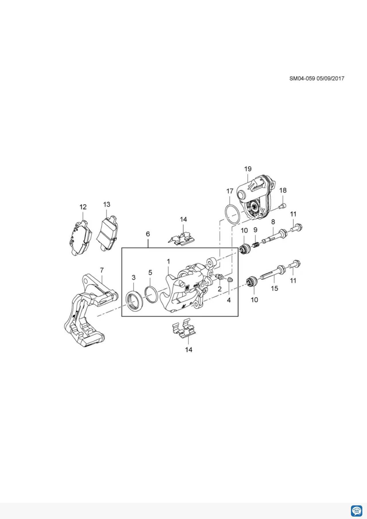 85143237适用于全新君威 君越迈锐宝XL探界者昂科威S后刹车片刹皮-阿里巴巴