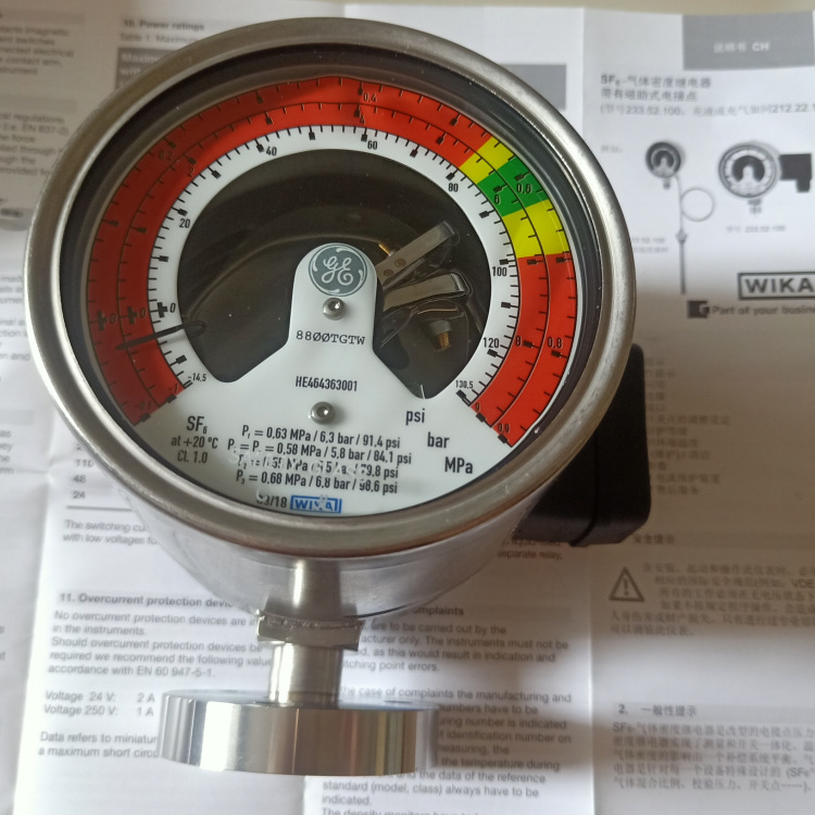 WIKA威卡密度计SF6气体密度继电器233.52.100（GDM-100）石油专用-阿里巴巴
