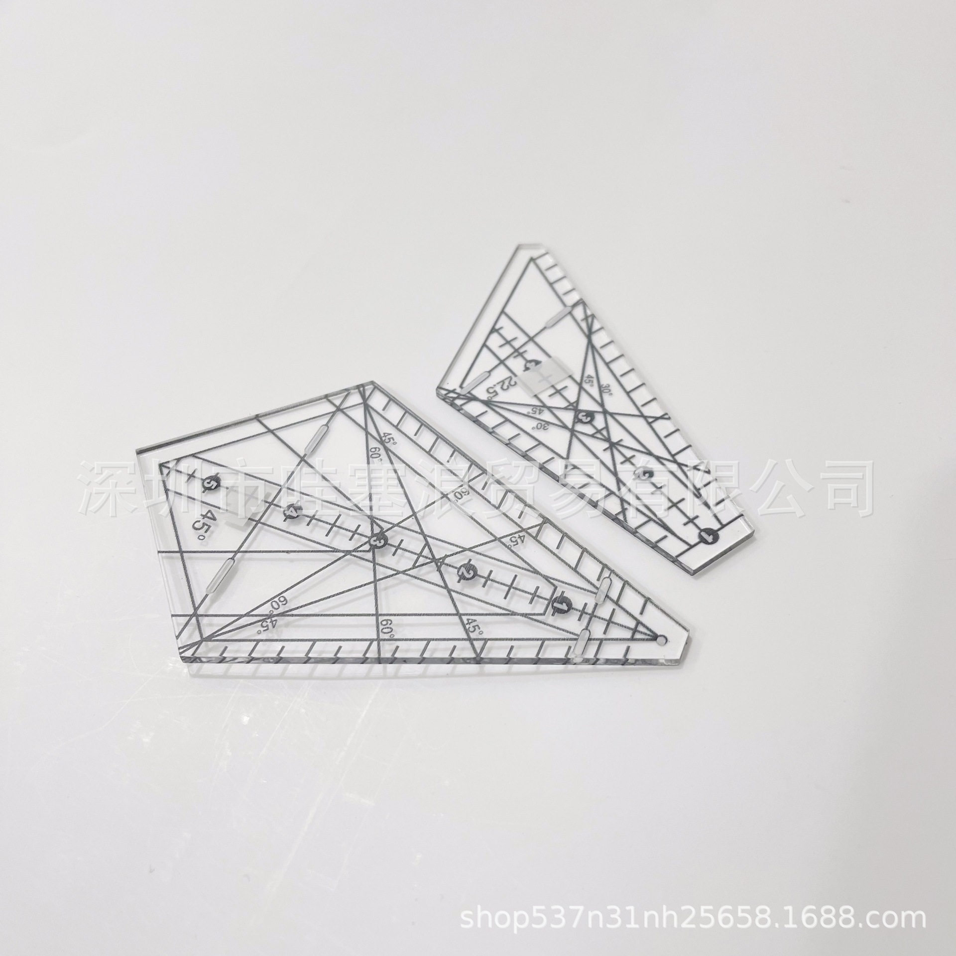 Art Ruler Squedge 22.5 Template新款新亚克力缝纫 拼布模板 DIY-阿里巴巴