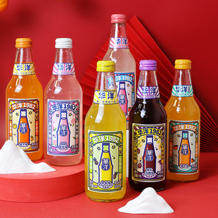 华洋1982果汁果味汽水低糖零脂饮料358ml*6瓶混合口味-D-阿里巴巴