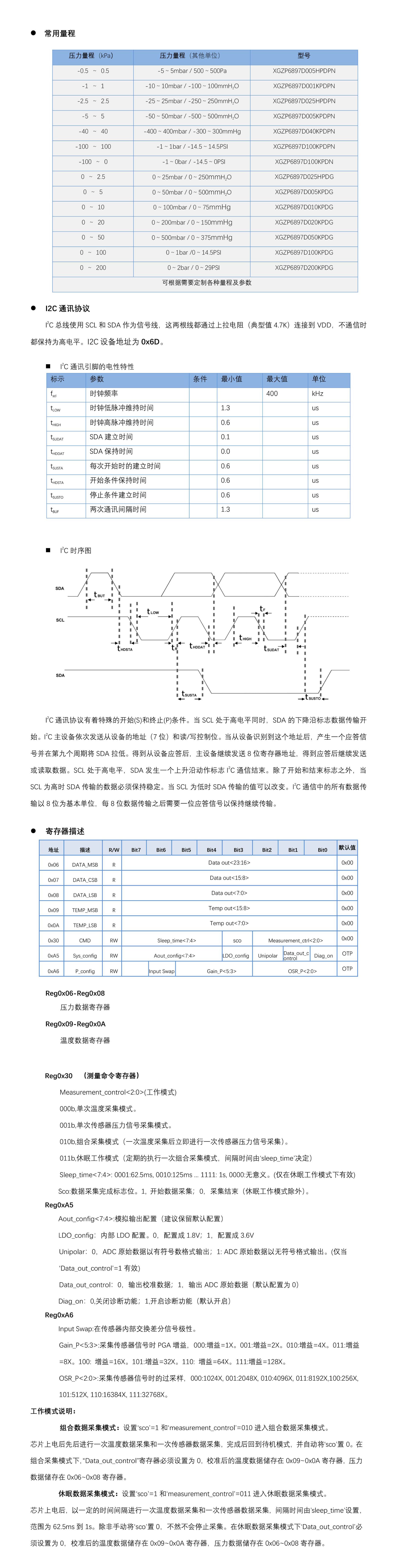 XGZP6897D -50~50kPa差压气体压力传感器双进气管呼吸机风速-阿里巴巴
