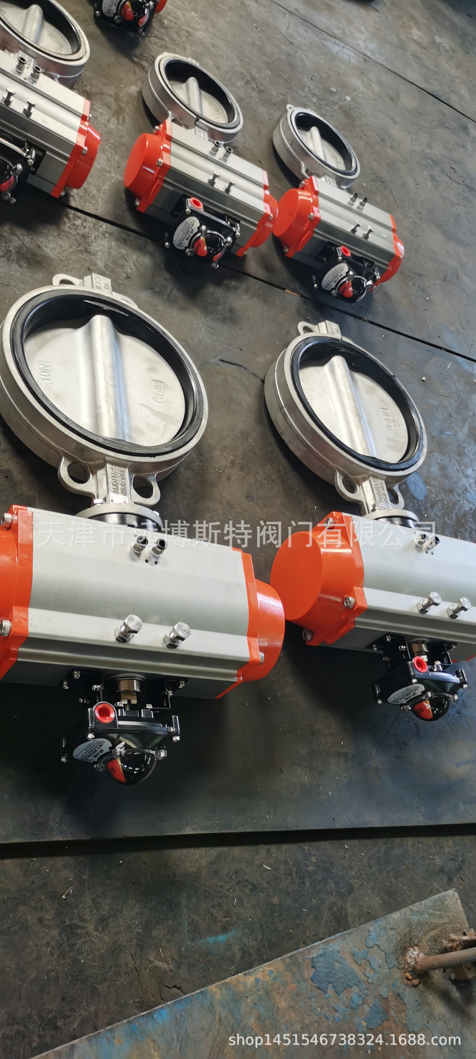 气动不锈钢法兰蝶阀D641F-10P衬氟石油化工排污水利工程防腐蚀-阿里巴巴