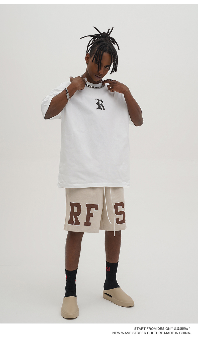 RFSD男装|天使印花短袖T恤2023夏季新品潮牌宽松街头纯棉短袖男女-阿里巴巴