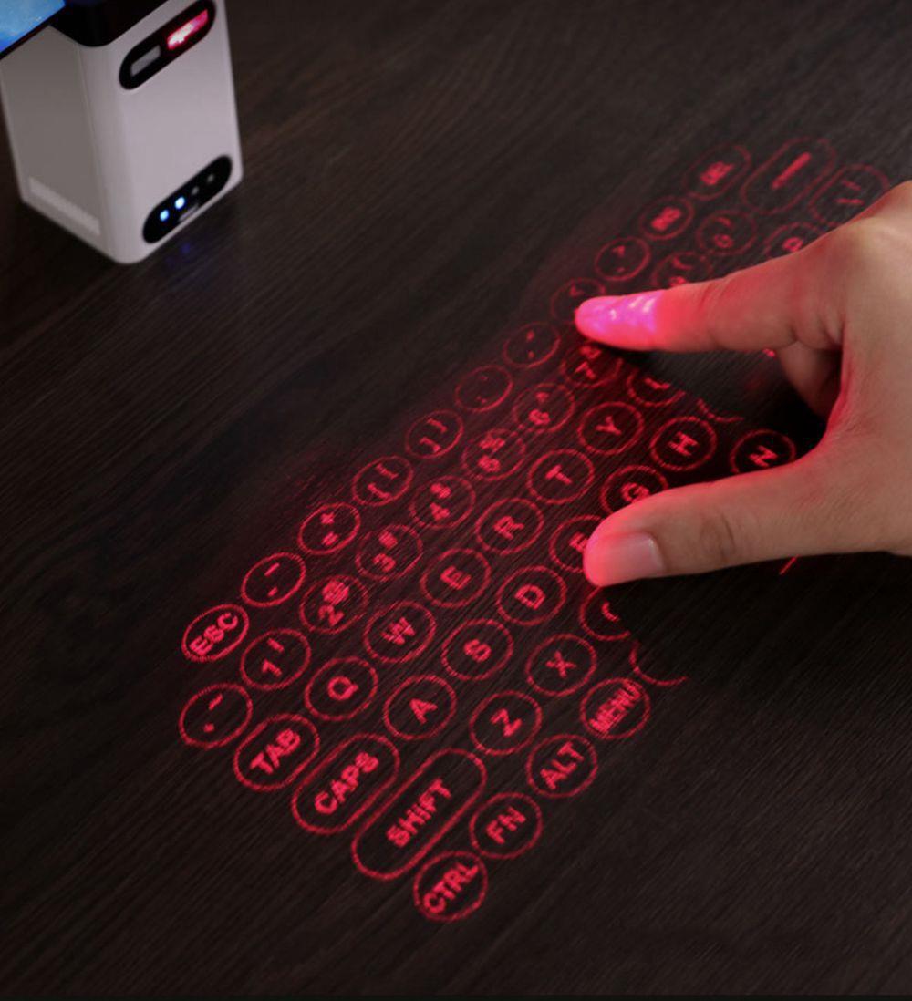 创意礼品蓝牙激光镭射投影键盘+鼠标+ 手机支架+移动电源虚拟键盘-阿里巴巴