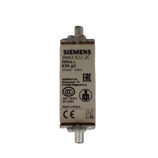 SIEMENS/西门子 低压熔断器3NA3822-2C 3NA3 63A 500V AC/250V-阿里巴巴