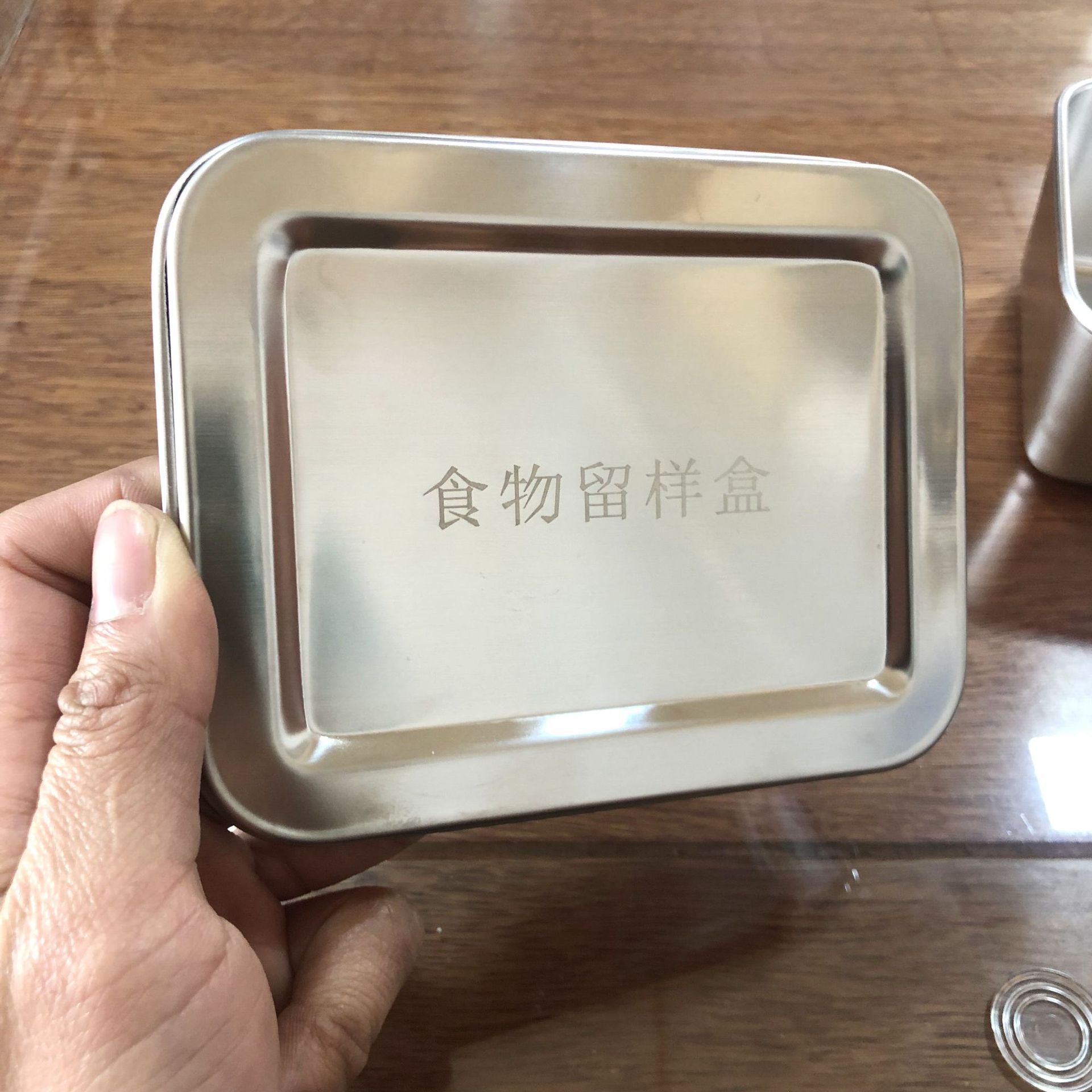 厂家304不锈钢留样盒 正方形带盖食品留样罐 学校食堂留样碗-阿里巴巴