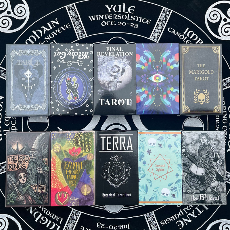 7*12cm大尺寸英文版塔罗牌Tarot card 外贸热销 Oracle Card game-阿里巴巴