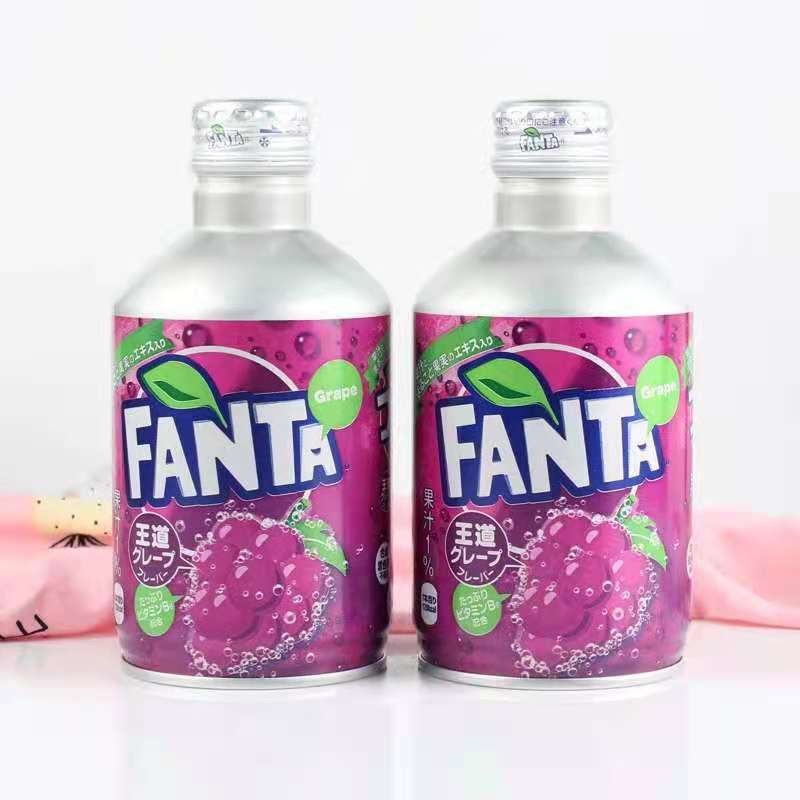 日本Coca-cola可口可乐子弹头Fanta/芬达葡萄味果汁碳酸饮料-阿里巴巴