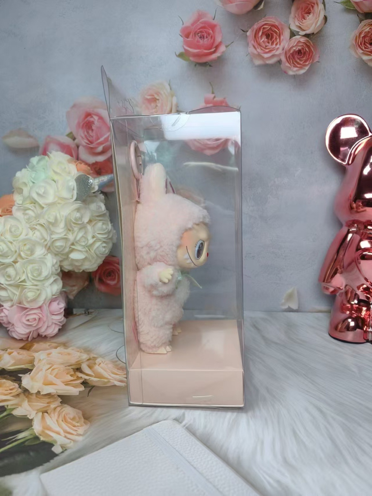 甜心女巫MOKOKO春天野在家搪胶毛绒小挂件礼物LABU公仔潮玩送礼物-阿里巴巴