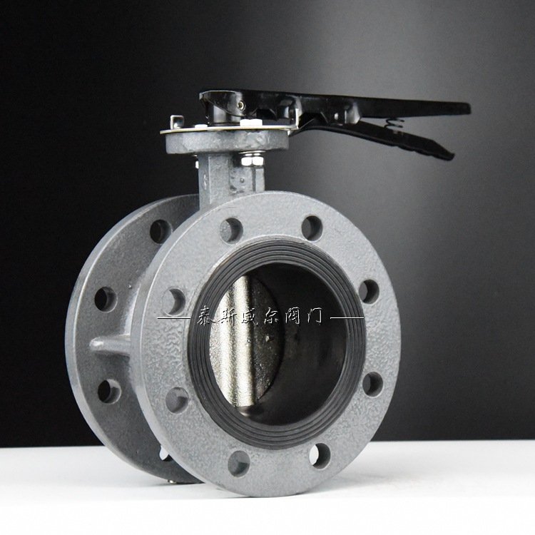 手动手柄铸钢法兰蝶阀 D41X-16C DN50 球磨铸铁板衬乙丙密封WCB体-阿里巴巴