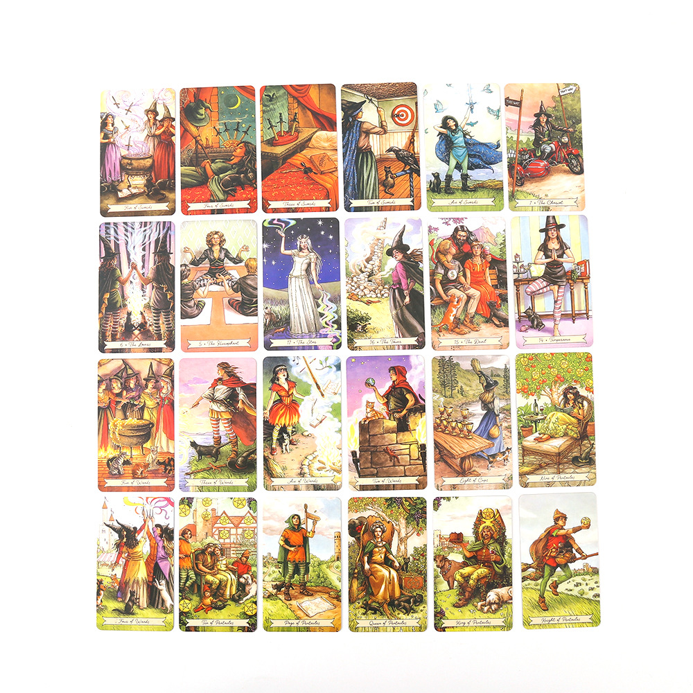 Iron Box 铁盒塔罗牌 Neon Moon Tarot Decks 霓虹月亮 游戏卡牌-阿里巴巴