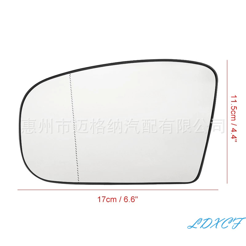 适用于奔驰S级W220(98-03年白镜加热 倒车镜片后视镜片2208100421-阿里巴巴