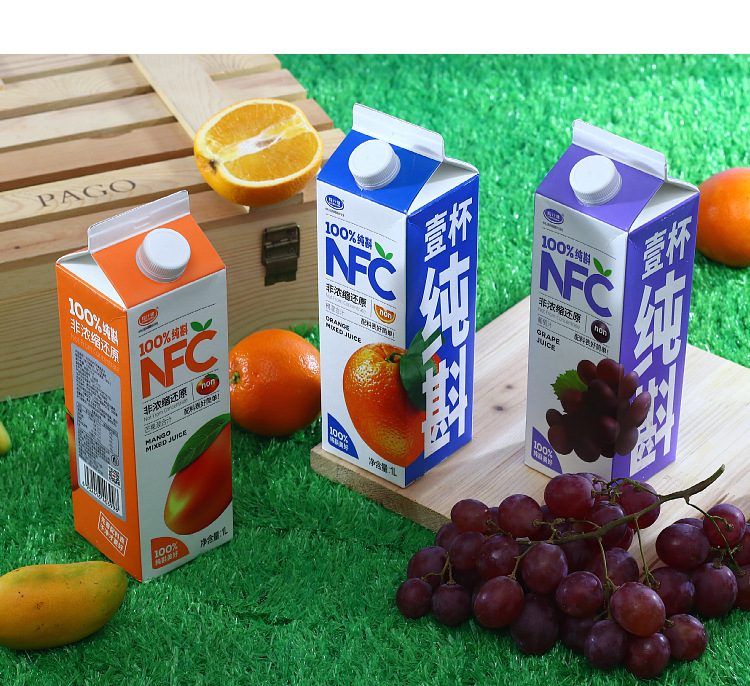 粒汁健NFC果汁葡萄橙子芒果黄桃口味非浓缩还原nfc果汁-阿里巴巴