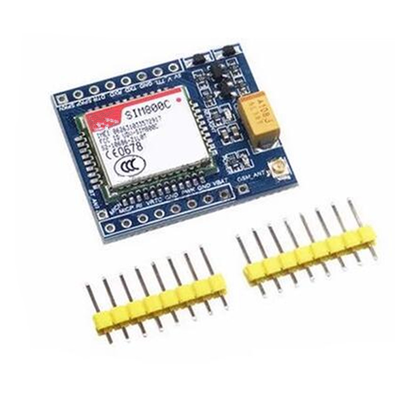 SIM800C GSM GPRS模块5V/3.3V TTL 适配STM32 C51程序与蓝牙和TTS-阿里巴巴