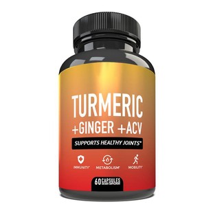 tk爆款生姜姜黄苹果醋补充胶囊Turmeric & Ginger Supplement Cap-阿里巴巴