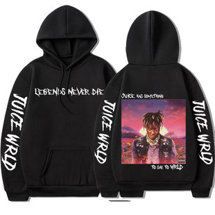 Rapper Juice WRLD Hoodies Men Women Sweatshirts Fashion Hip-阿里巴巴