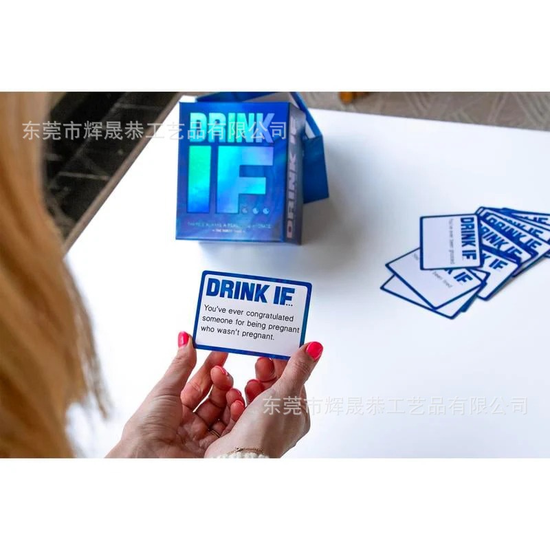 跨境新品 Drink IF... Hilarious Adult Drinking Game 饮酒游戏-阿里巴巴
