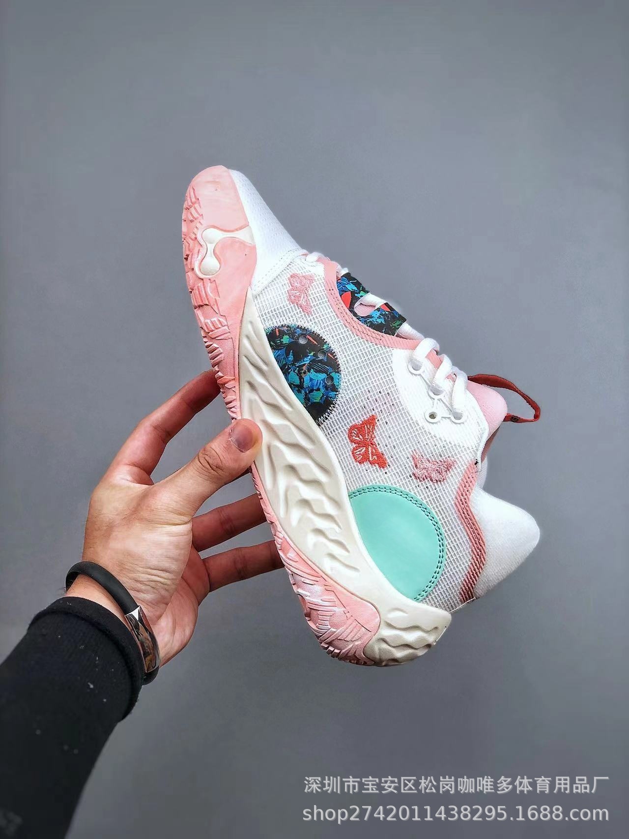 跨境保罗乔治6代篮球鞋男女PG6全明星情人节气垫实战球鞋鸳鸯战靴-阿里巴巴