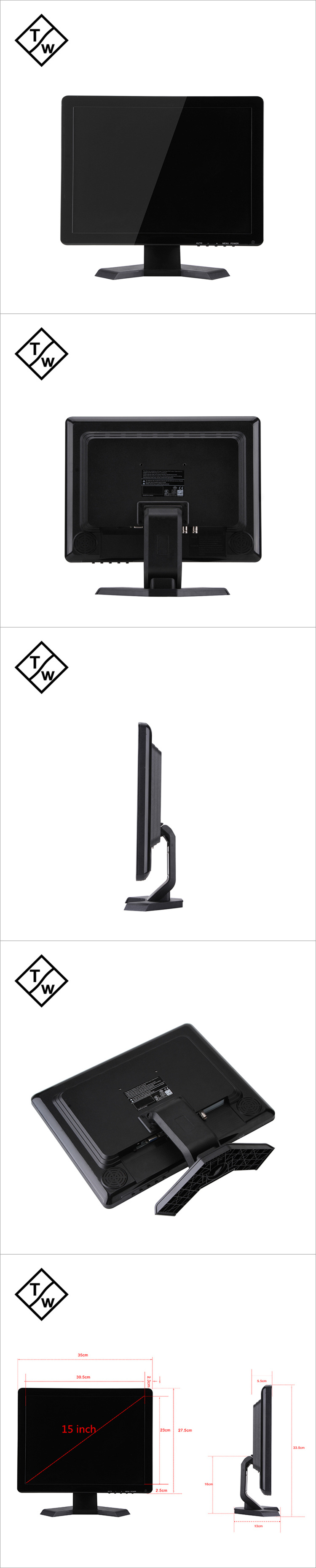 L151 正屏1024x768 15寸电脑显示器监视器广告机-阿里巴巴