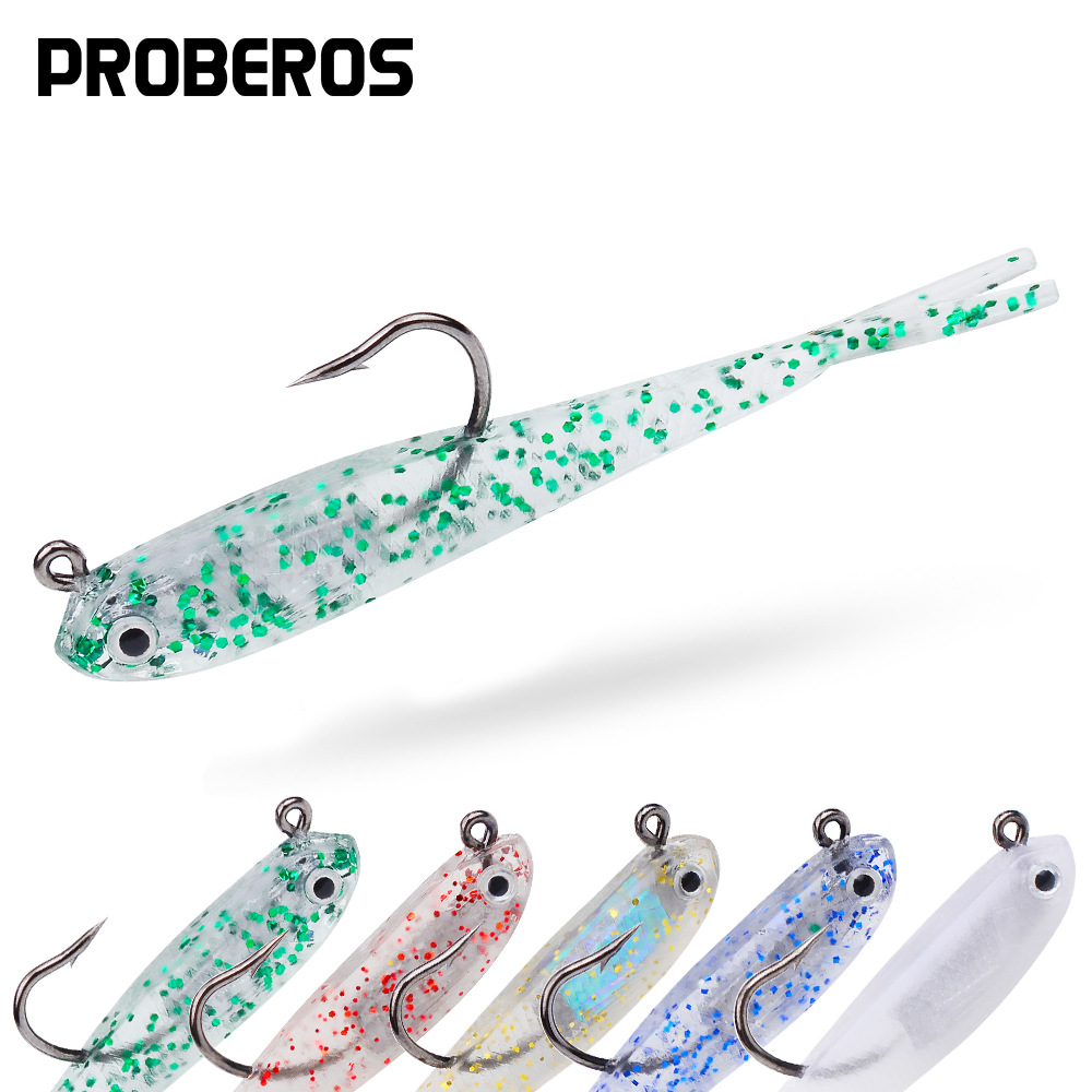 Luya Package Lead Fish 7cm 5g Forked Tail Small Gray Fish Lead Head ...