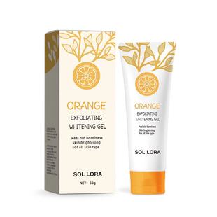 SOL LORA橙子去角质凝胶面部保湿身体乳磨砂膏啫喱面部去角质凝胶-阿里巴巴