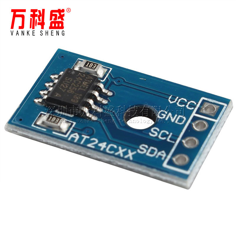 AT24C02模块 I2C接口 IIC EEPROM 存储模块 智能小车-阿里巴巴