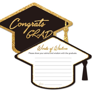 亚马逊热销可手写毕业派对装饰Graduation Cards毕业生建议祝福卡-阿里巴巴
