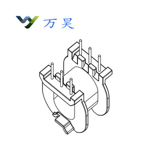 万昊电子ATQ18卧式3+3（3.0*9.0）电木变压器高频变压器骨架-阿里巴巴