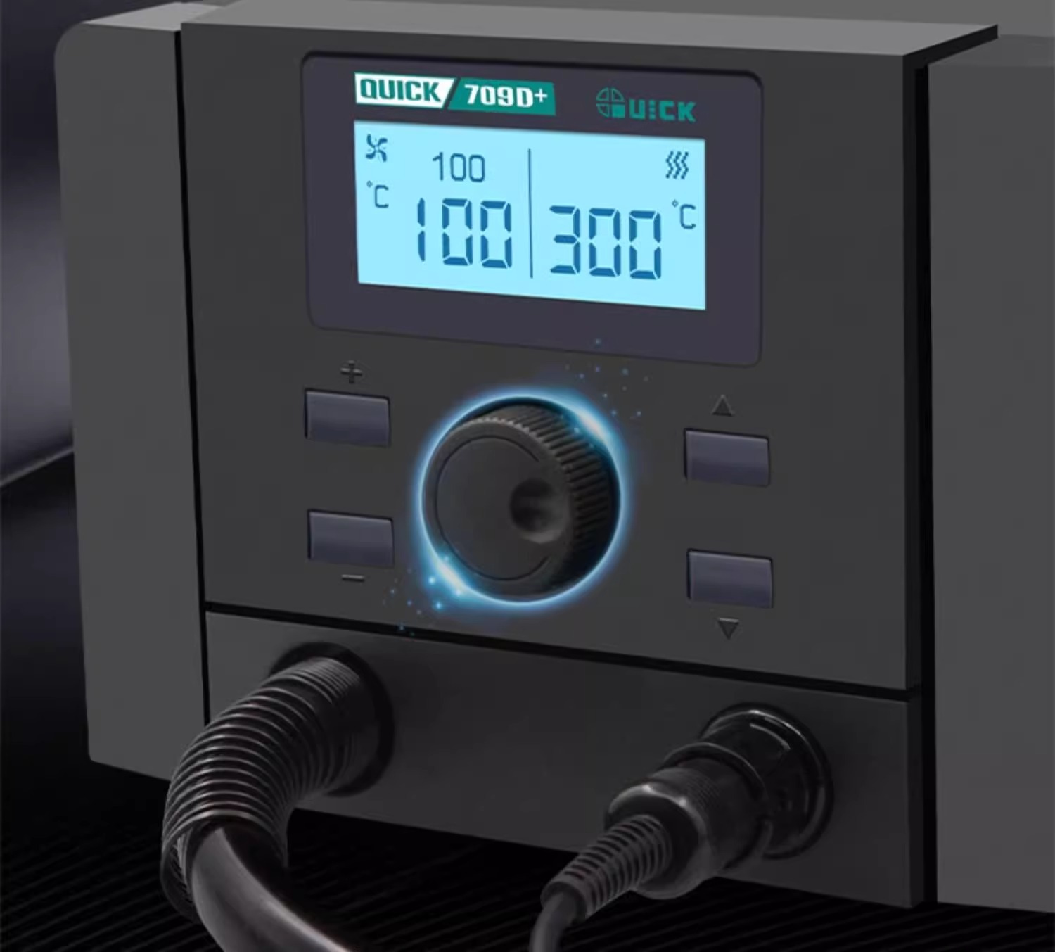 QUICK快克707D+708D+709D+热风枪二合一数显拆焊台可调温电烙铁头-阿里巴巴