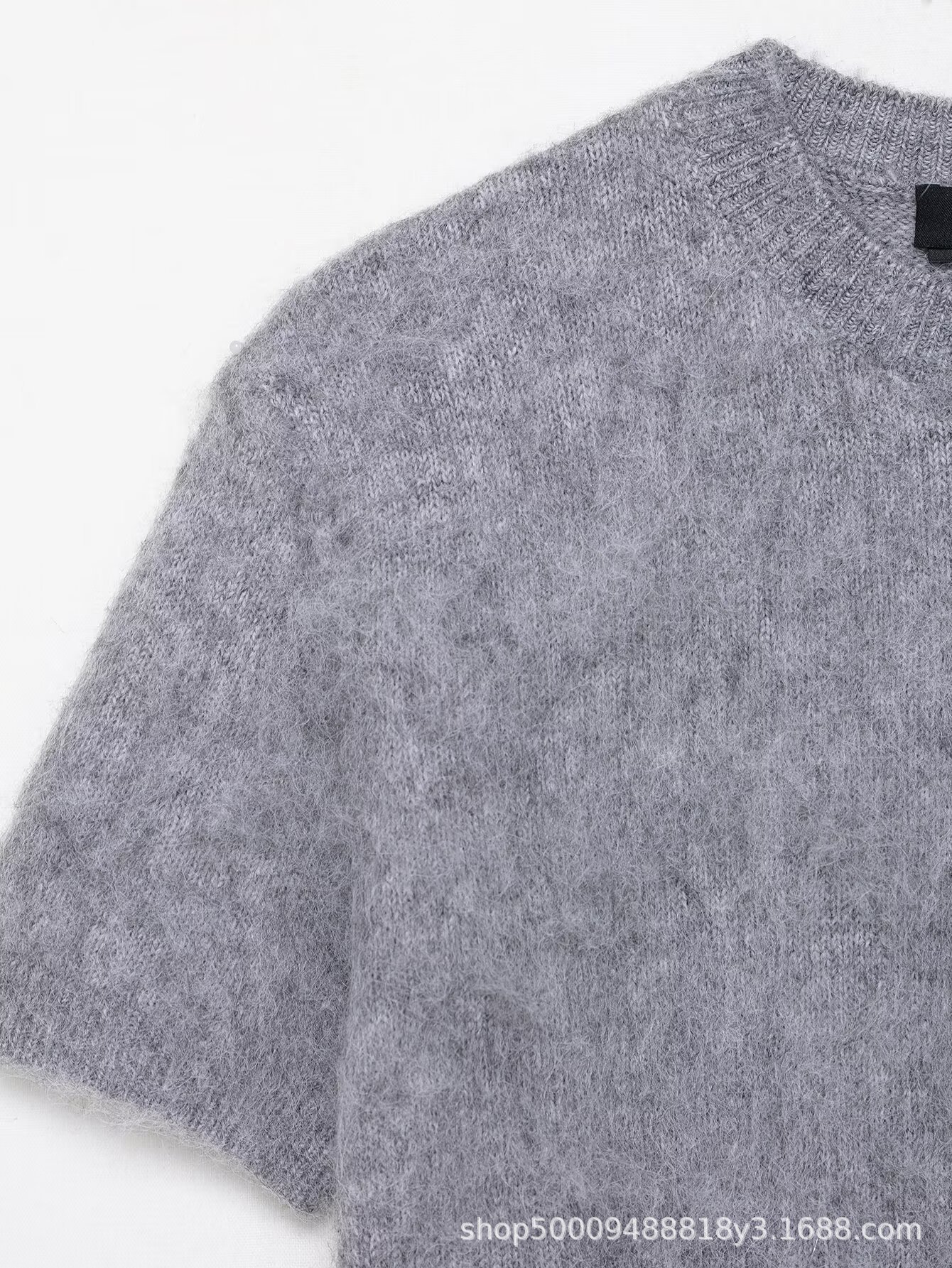 跨境外贸女装2025秋季新款欧美风时尚圆领短袖针织衫毛衣9598177-阿里巴巴