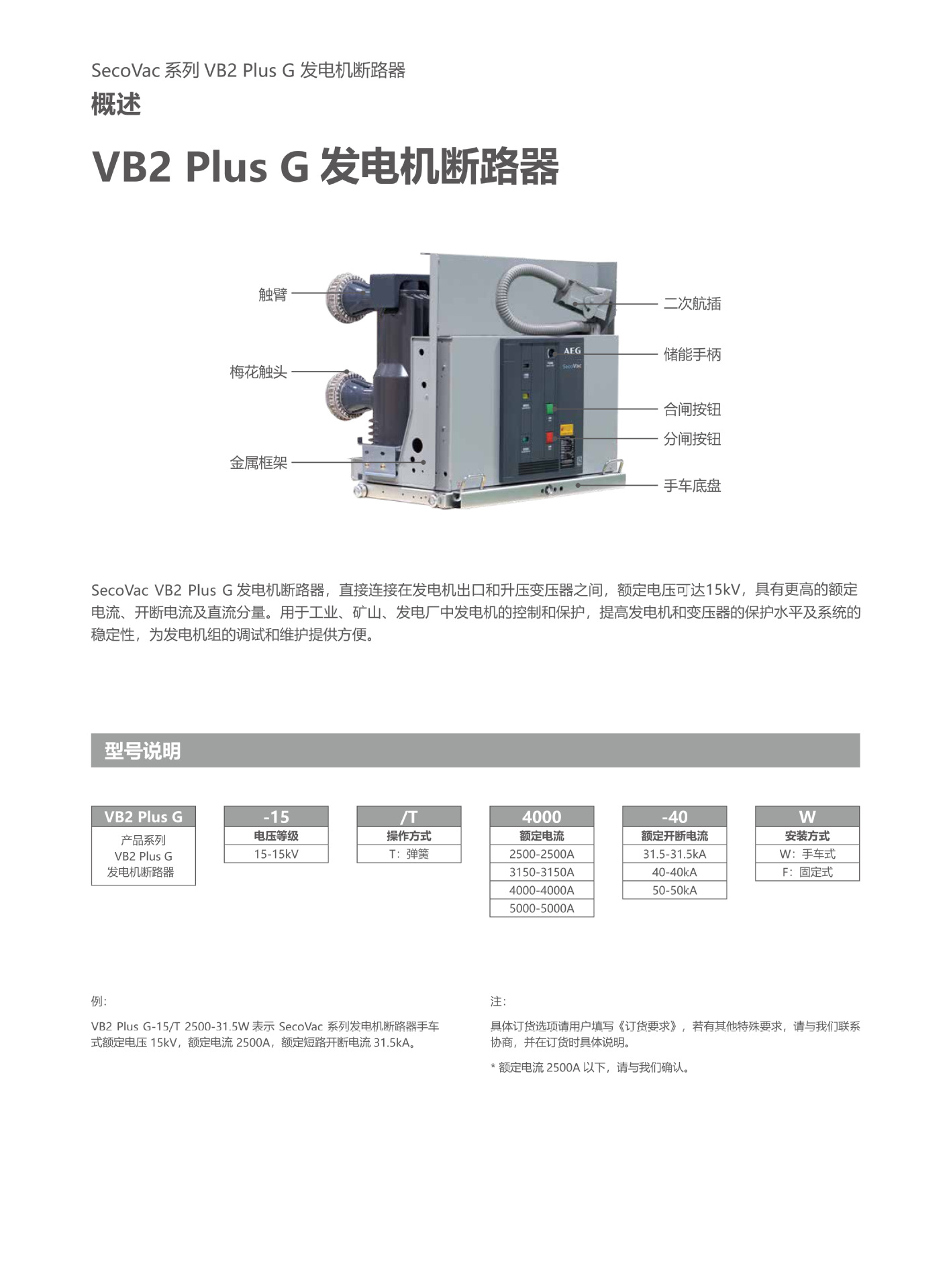 VB2+G-15/T2500-31.5 GE发电机出口断路器-阿里巴巴