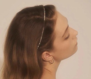 iFHH.自制丨发箍中的信女 素色发箍 高级感小众女孩 极简温柔可爱-阿里巴巴