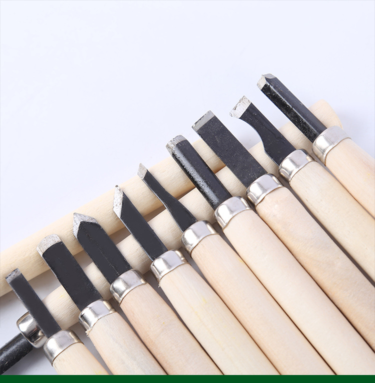 雕刻刀12件套木工雕刻橡皮章雕刻初学者雕刻刀雕刻工具DIY雕刻刀-阿里巴巴