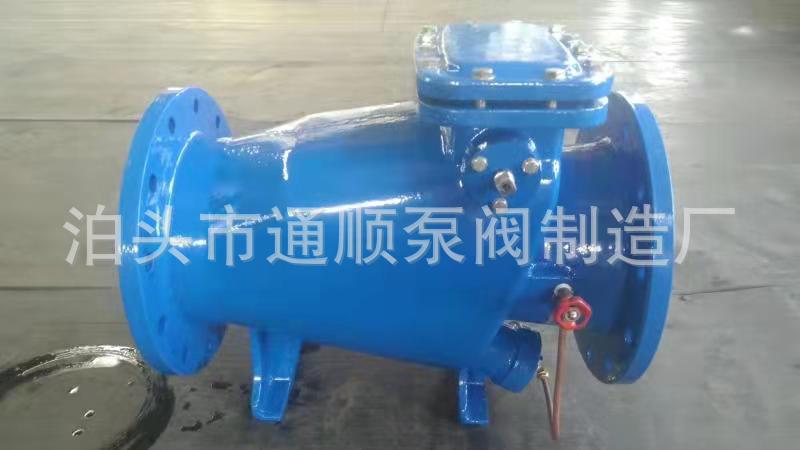 球磨铸铁单向重锤止回阀 水力控制阀DN100 HH44X微阻缓闭止回阀-阿里巴巴