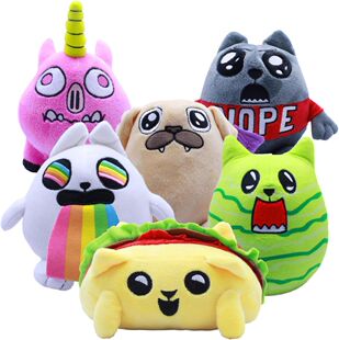 跨境新品Exploding Kittens plush 爆炸猫咪动画周边毛绒玩偶公仔-阿里巴巴