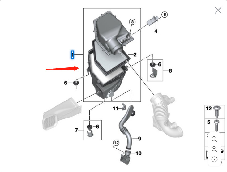 13718620473 适用于宝马5系 G30 空滤壳-阿里巴巴