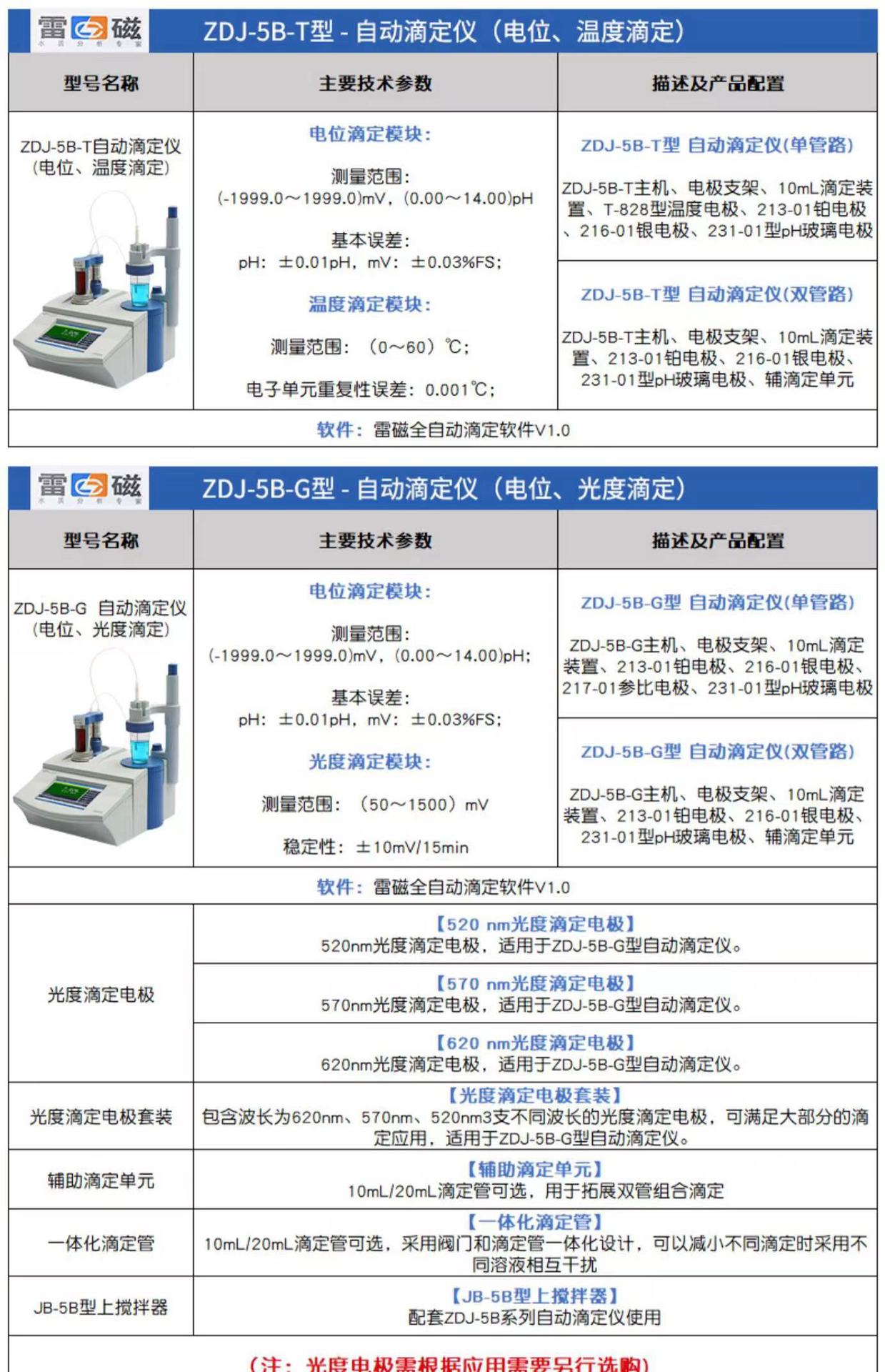上海雷磁 ZD-2/ZDJ-4B 全自动电位滴定仪 食品酸值过氧化氢测定仪-阿里巴巴