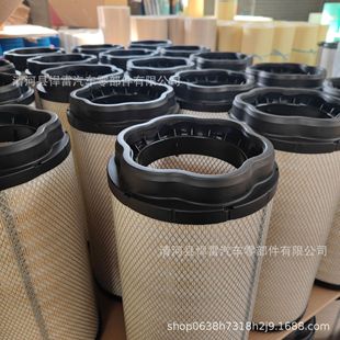 新款梅花形空气滤清器 17500251 17500253适用于沃尔沃挖掘机-阿里巴巴