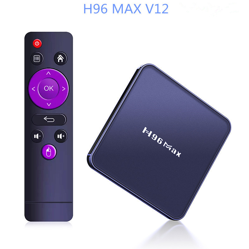 h96max V12 机顶盒 安卓12.0 RK3318 4GB/64GB 5GWiFi 双频tvbox-阿里巴巴