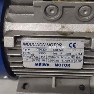 原装MEIWA MOTOR异步电动机YS6334 0.25KW 电机马达YS7124 0.37KW-阿里巴巴