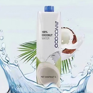 泰国INNOCOCO伊诺可可椰子水纯椰1L椰子鲜汁饮料饮品 12瓶一箱-阿里巴巴