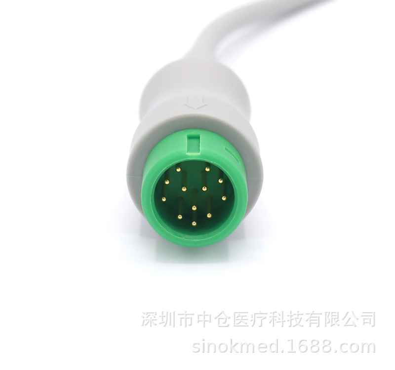 兼容科曼3导心电扣式NC8NC10/STAR8000E/C30C50C60C80/NC3NC8NC12-阿里巴巴