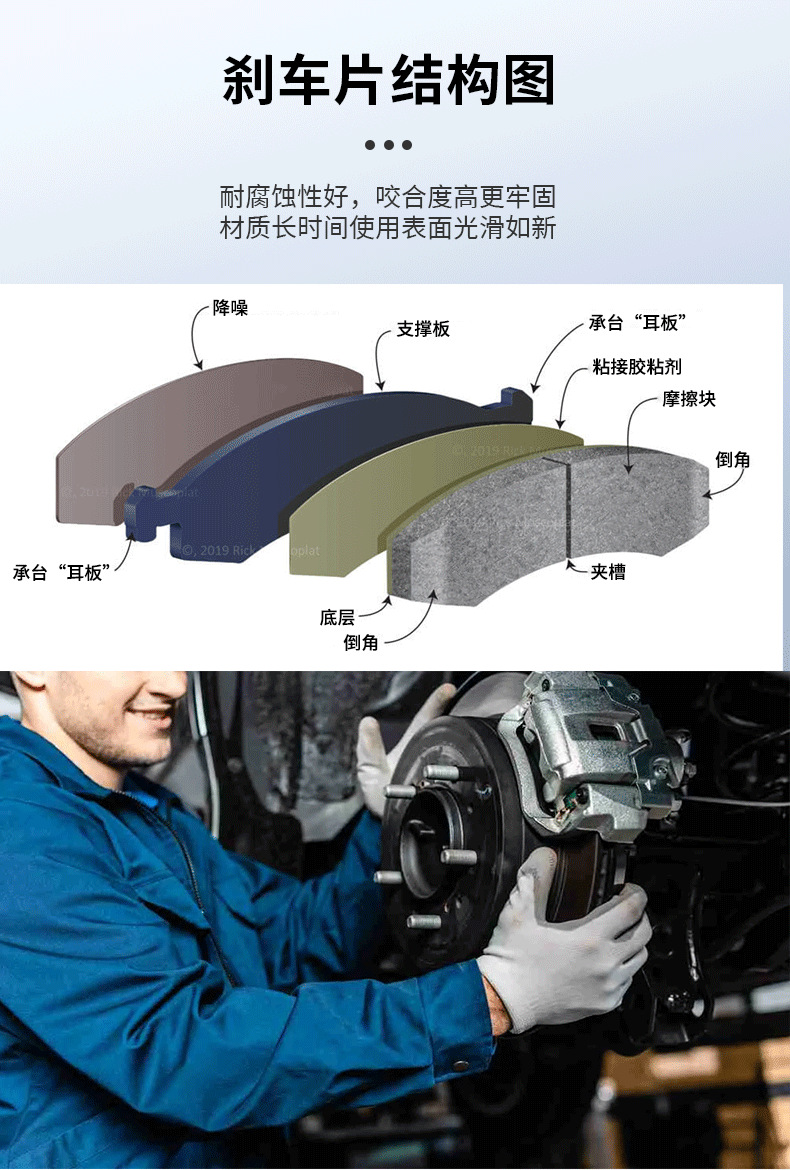 工厂批发KD2605汽车刹车片半金属含铜制动摩擦片适用于丰田汽车-阿里巴巴